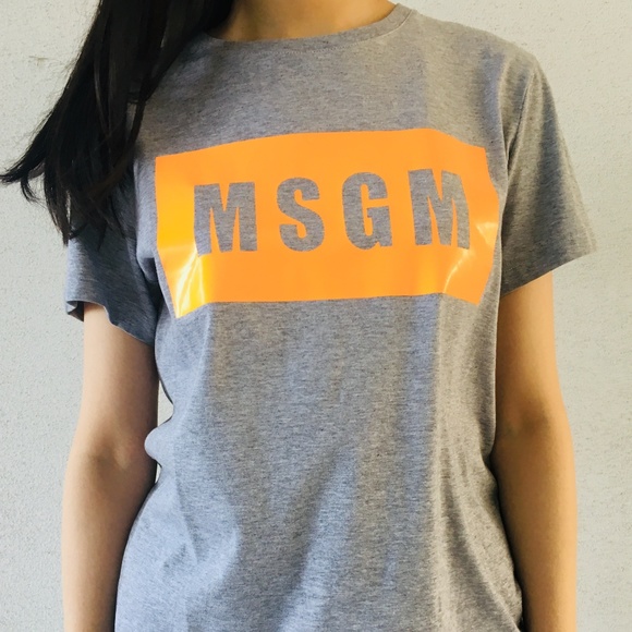 MSGM | Tops | Msgm Logo Tshirt | Poshmark